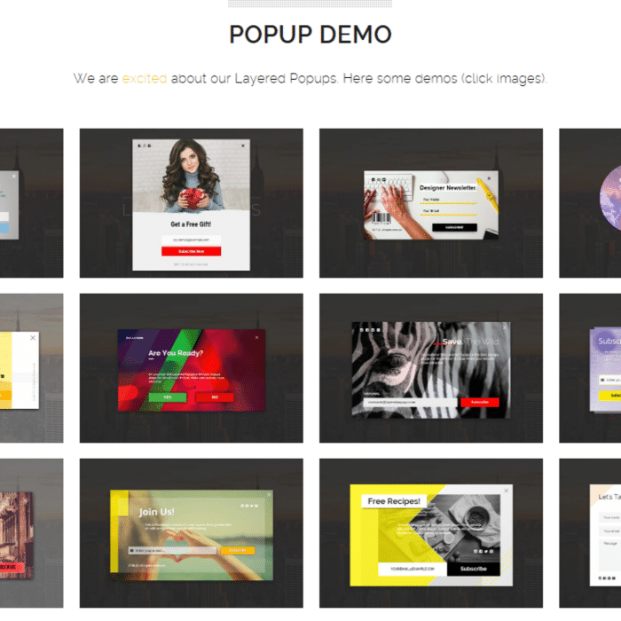 Layered Popups v7.28 | GPL Vault