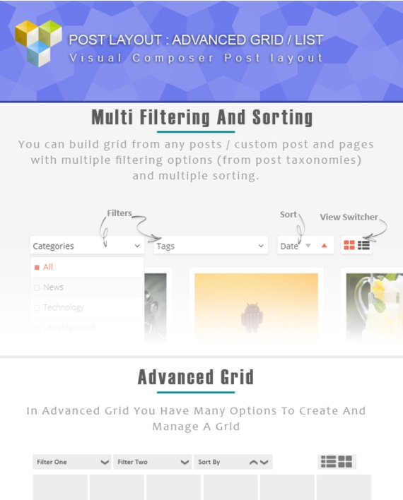 PW Grid/List Post Layout For Visual Composer v4.0 | GPL Vault