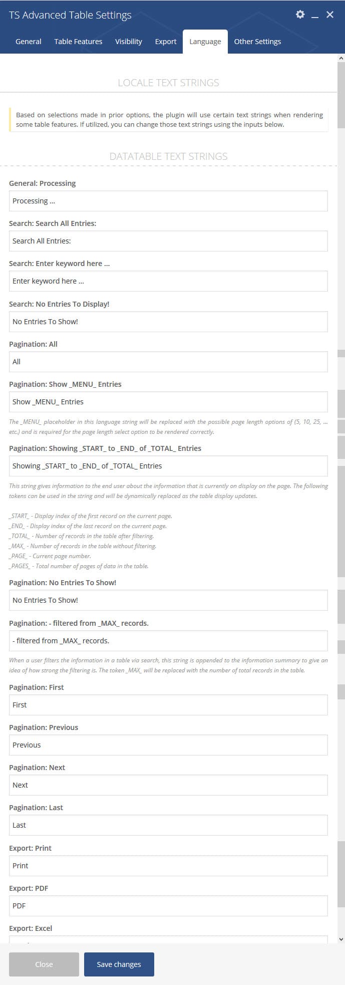 Tablenator Advanced Tables for Visual Composer v2.0.2 | GPL Vault