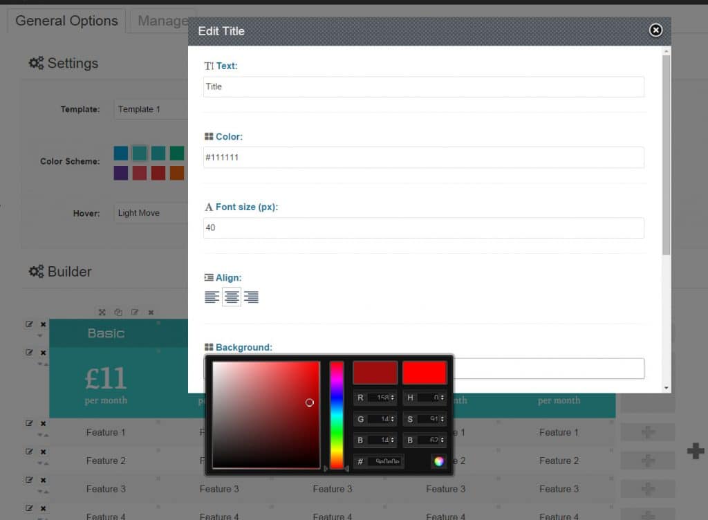 Visual Composer Easy Tables v2.0.1 | GPL Vault