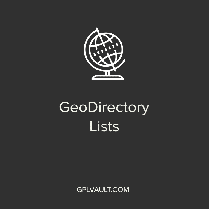 GeoDirectory Framework v2.0.0.6 | GPL Vault