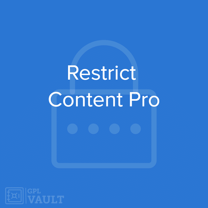 Restrict Content Pro v3.5.10 | GPL Vault