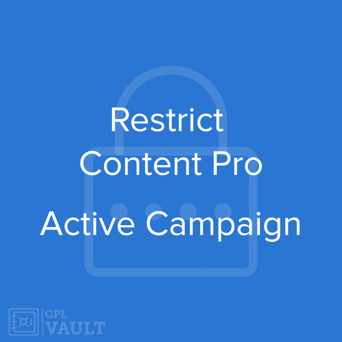 Restrict Content Pro ActiveCampaign Add-On v1.1.1 | GPL Vault