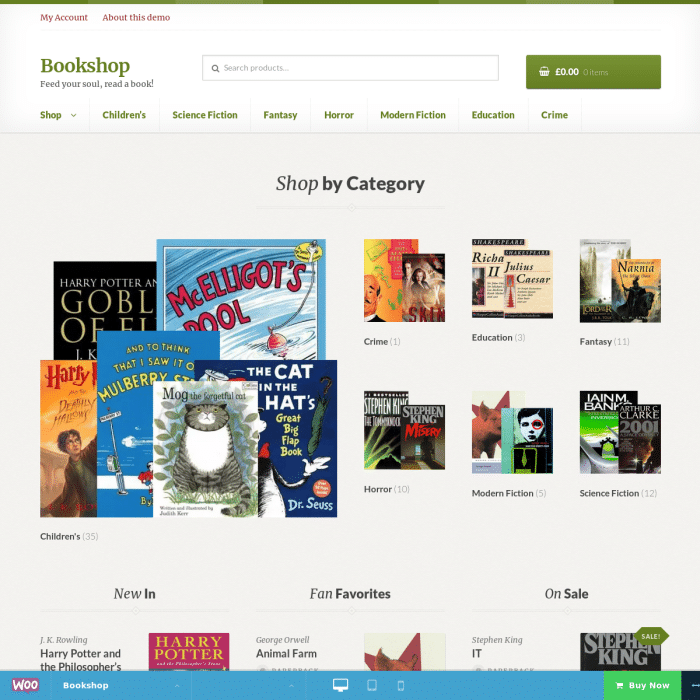 Bookshop Storefront WooCommerce v1.0.18 | GPL Vault