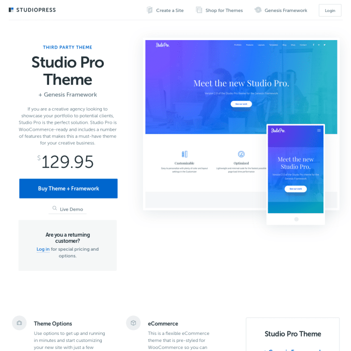 StudioPress Studio Pro WordPress Theme v2.3.0 | GPL Vault
