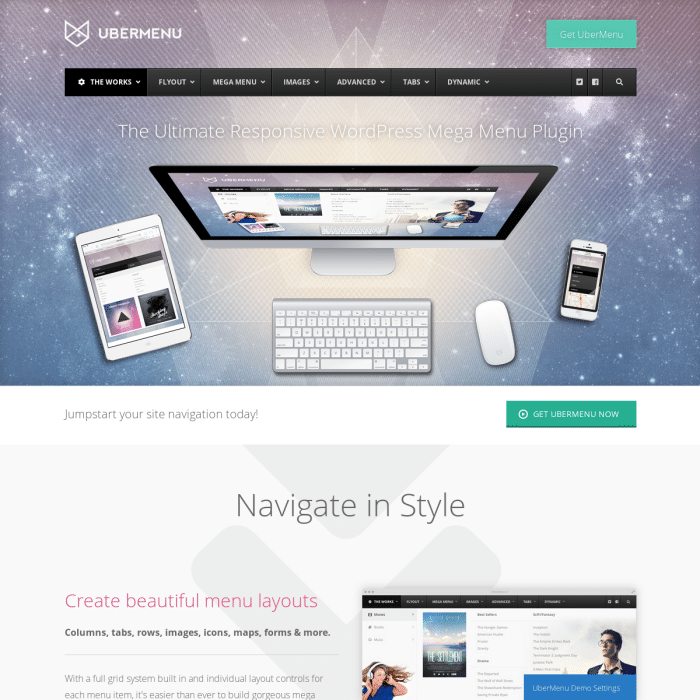 UberMenu 3 - The Ultimate WordPress Mega Menu v3.7.4 | GPL Vault
